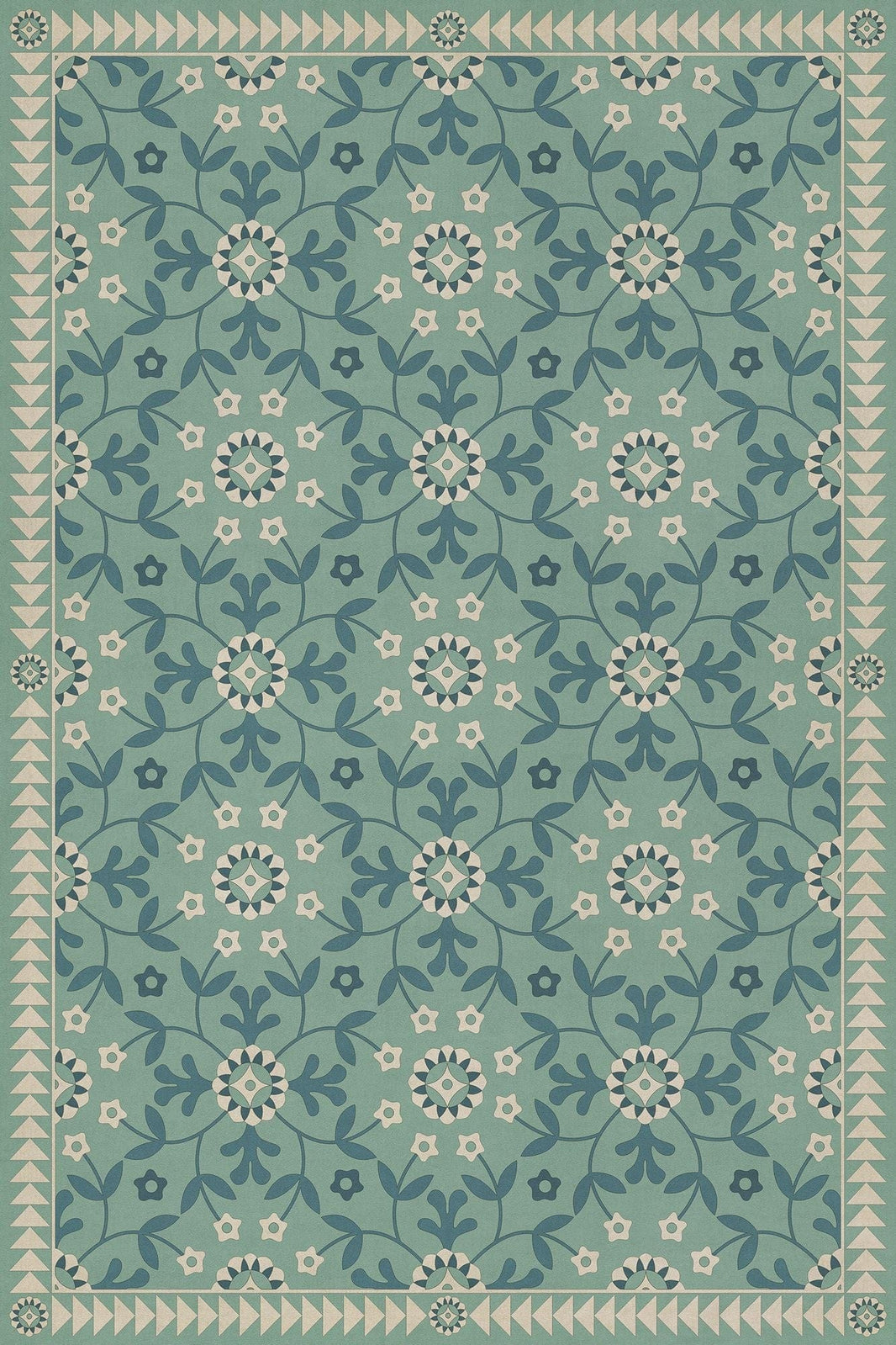 Vinyl Floorcloths | Vintage Vinyl Rugs | Monroe and Leisure – Monroe ...