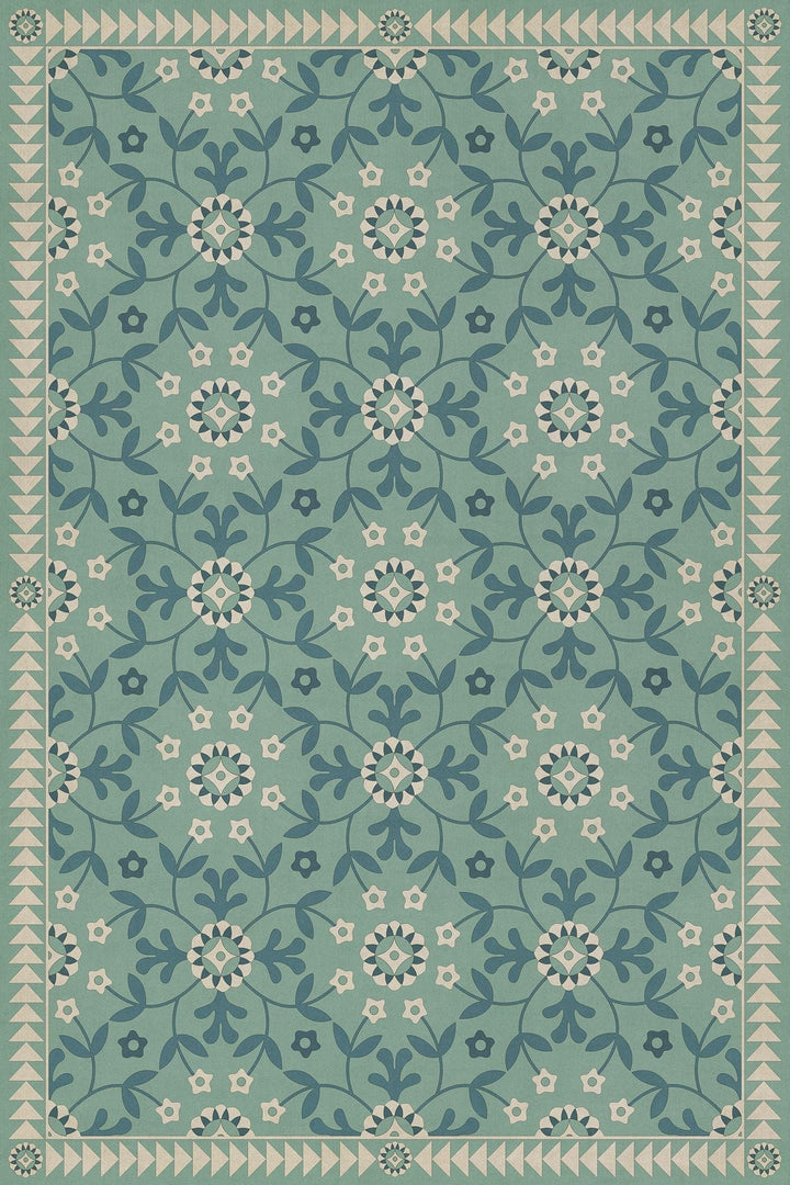 Vinyl Floorcloths | Vintage Vinyl Rugs | Monroe and Leisure – Monroe ...