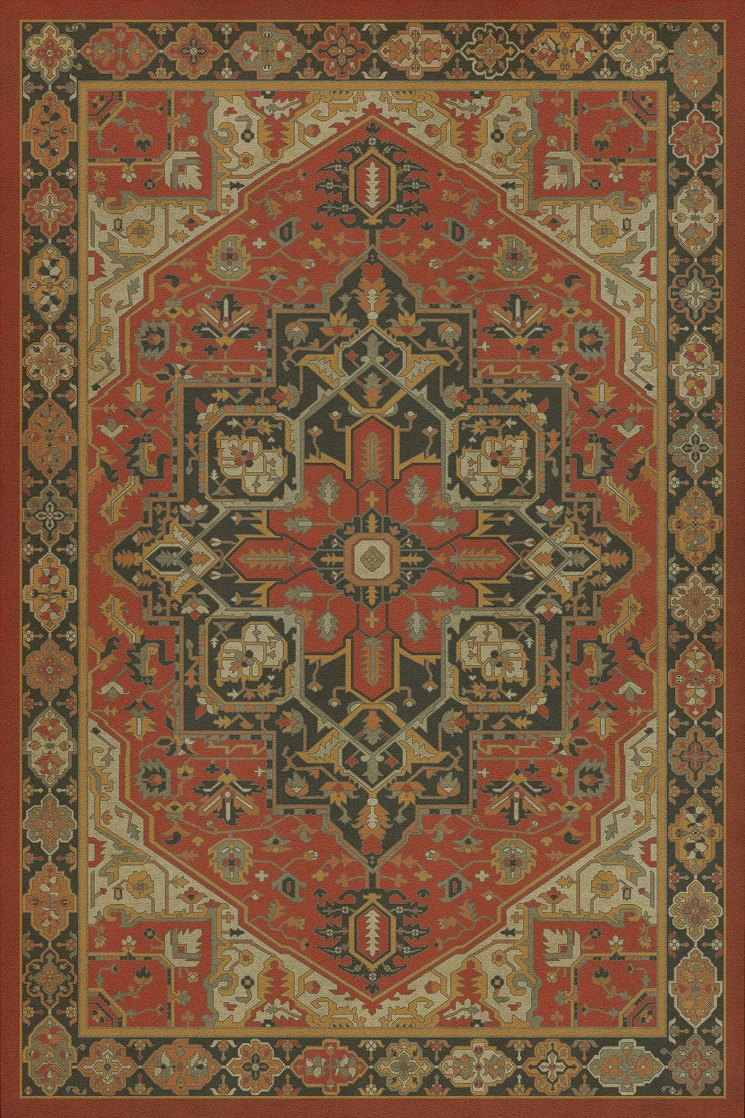 Vinyl Floorcloths | Vintage Vinyl Rugs | Monroe and Leisure