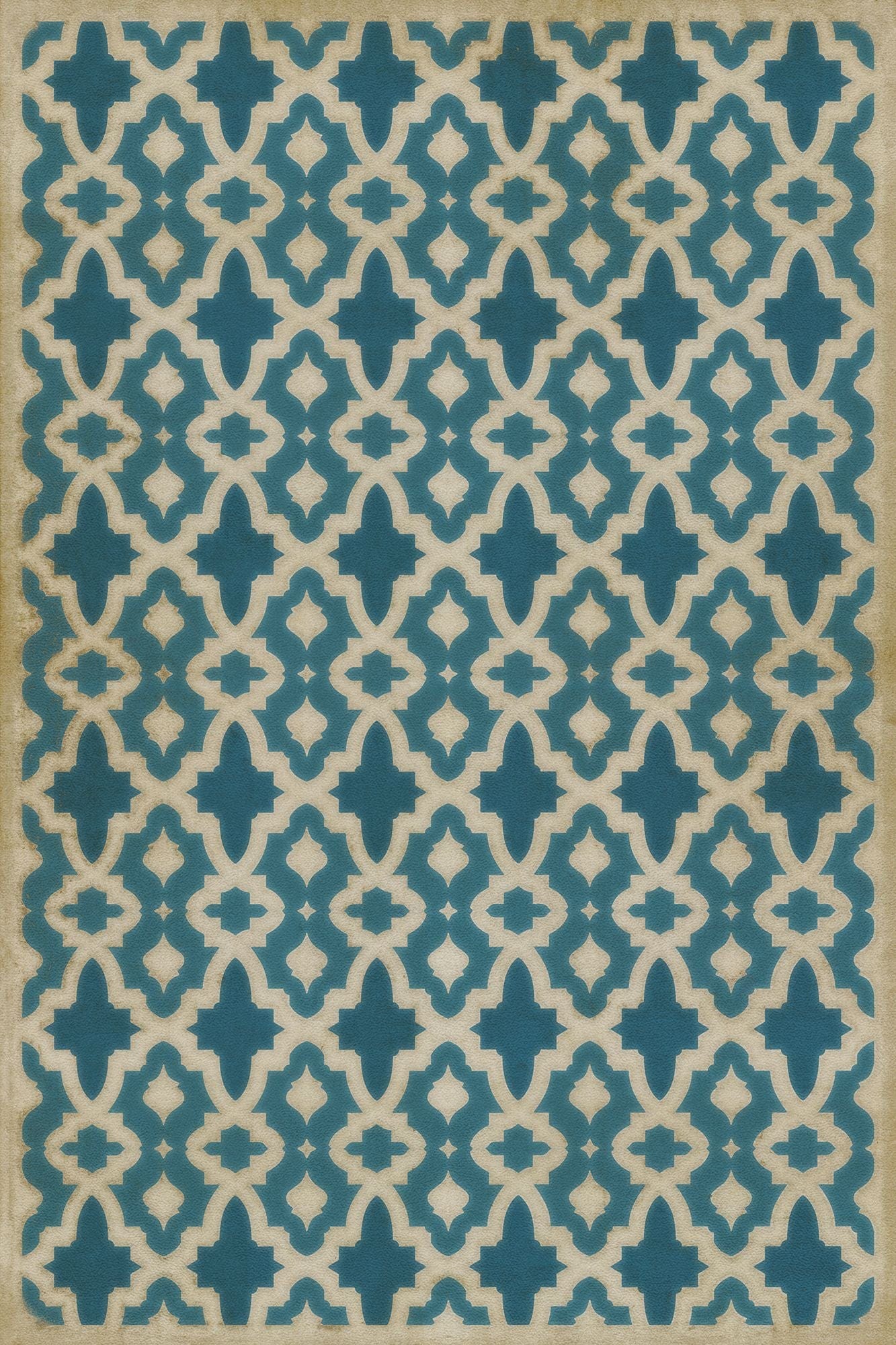 Vintage Vinyl Rug - Pattern 31 – Monroe & Leisure